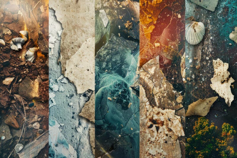 Different Types of Natural Earth Textures Stock Photo - Image of ...