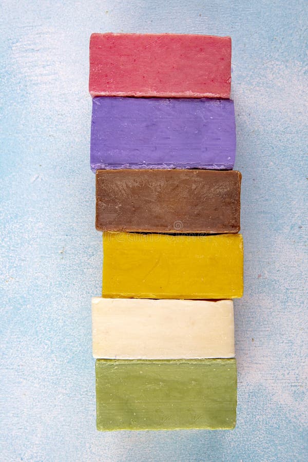 Different Types of Natural Handmade Soap. Several Types of Natural Soap ...