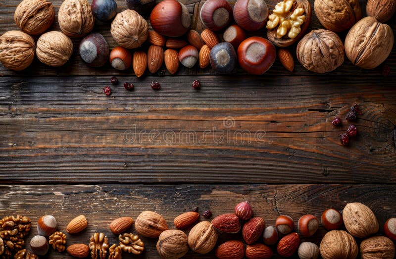 Different Types of Nuts in the Nutshell. Stock Photo - Image of ...