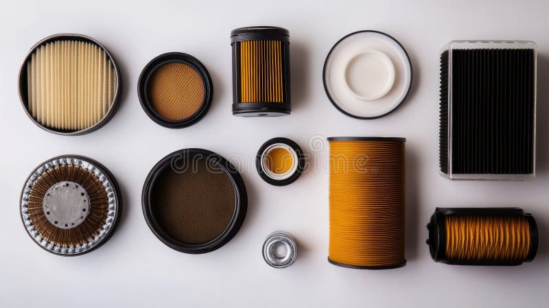 Different Types of Oil, Air, and Fuel Filters are Displayed for Easy ...