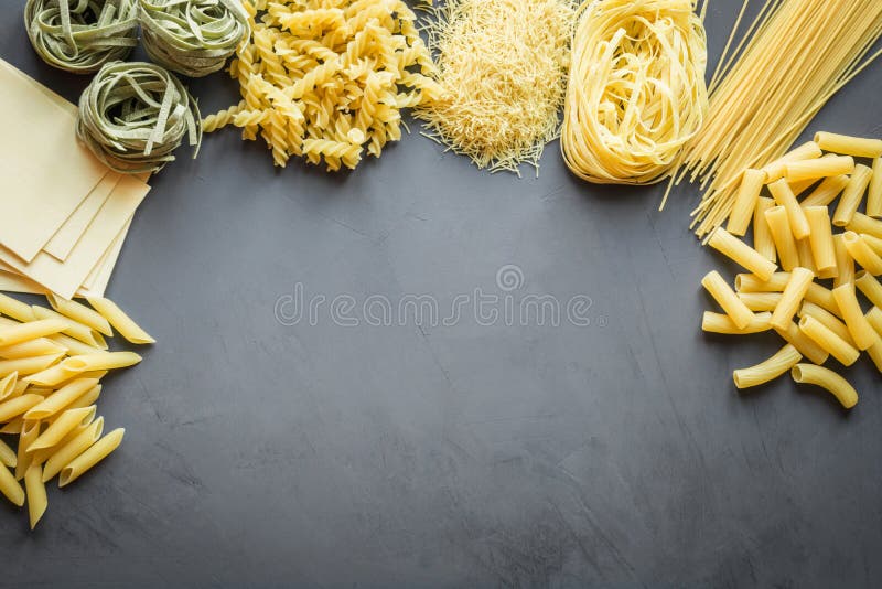 Different Types of Pasta from Durum Wheat Varieties for Cooking ...