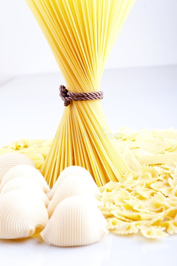 Different Types of Pasta. Whole Wheat Pasta, Pasta Stock Image - Image ...