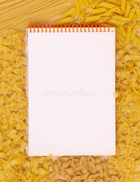 Different Types of Paste in the Form of a Frame. Background Stock Image ...