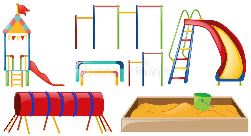 Different Types of Play Stations Stock Illustration - Illustration of ...