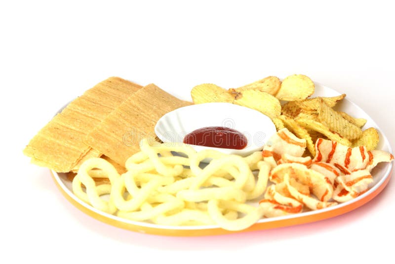 Different Types of Potato Chips Stock Image - Image of crisp, unhealthy ...