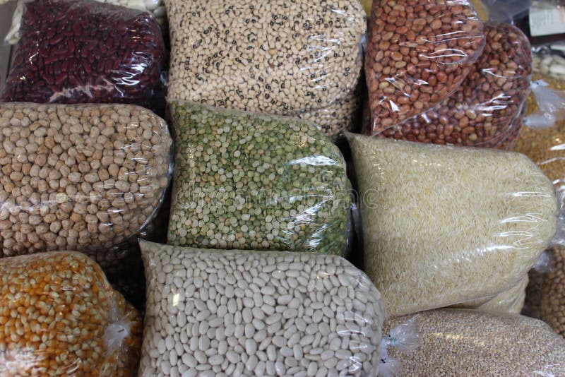 Different types of pulses stock image. Image of bean - 100464157