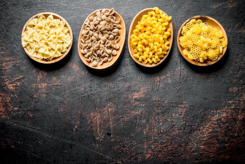 Different Types of Raw Paste in Bowls Stock Photo - Image of diet ...