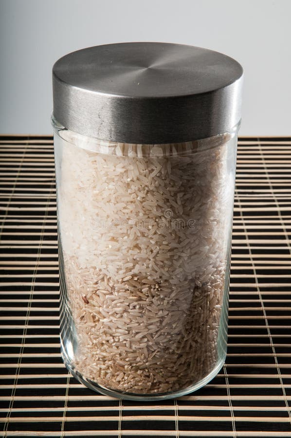 Different Types of Rice in a Jar Stock Image - Image of cooking ...