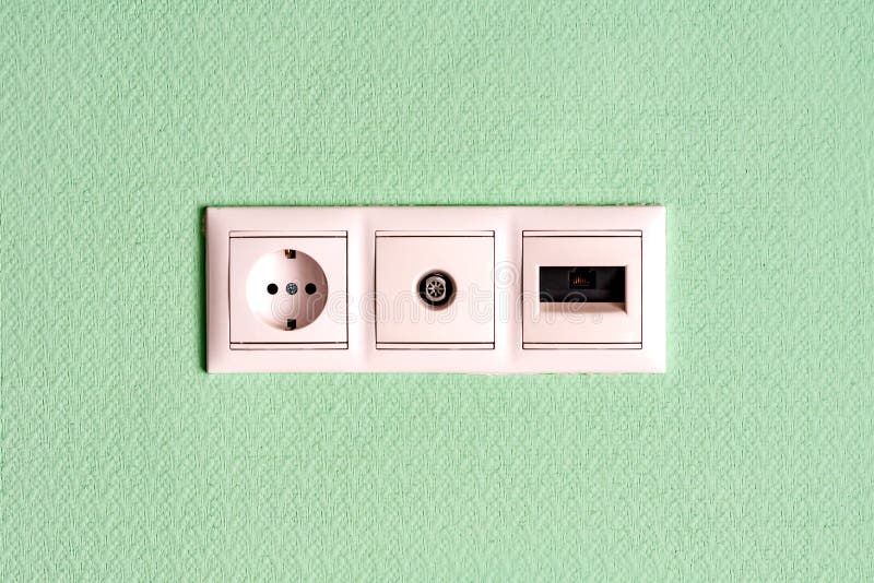 Types of sockets stock image. Image of supply, input - 56131271