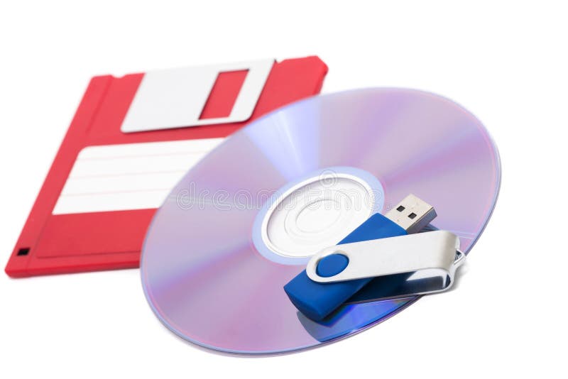 Different Types of Storage Media Stock Image - Image of computer ... Different Types of Storage Media Stock Image - Image of computer ...
