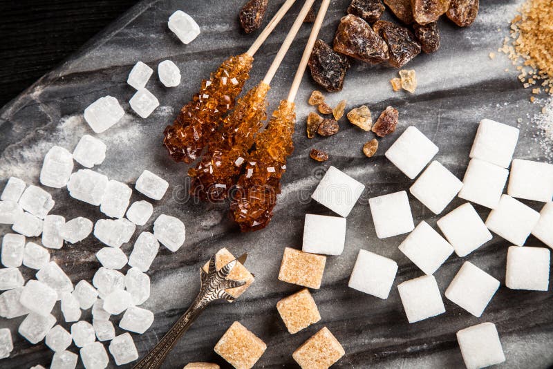 DIfferent types of sugar stock image. Image of candy - 75143755