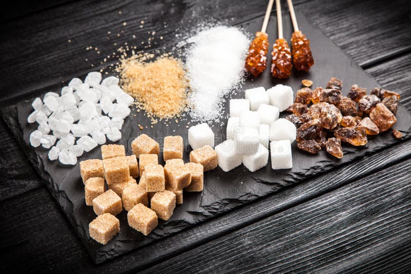 DIfferent types of sugar stock image. Image of delicious - 78333661