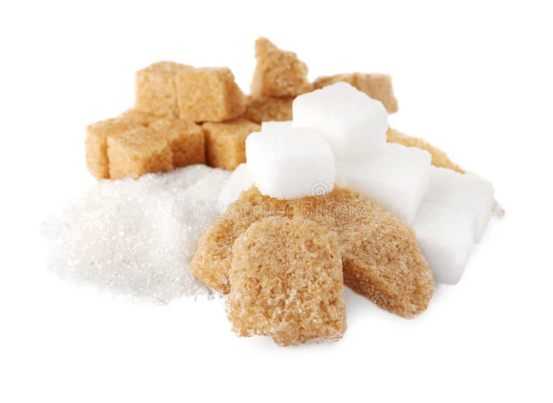 Different Types of Sugar on White Background Stock Photo - Image of ... Different Types of Sugar on White Background Stock Photo - Image of ...