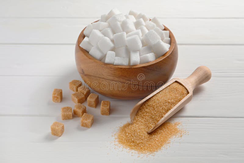 Different Types of Sugar on White Wooden Table Stock Image - Image of ... Different Types of Sugar on White Wooden Table Stock Image - Image of ...