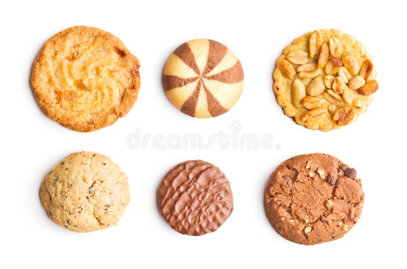 Different Types of Sweet Cookies. Stock Photo - Image of chocolate ...