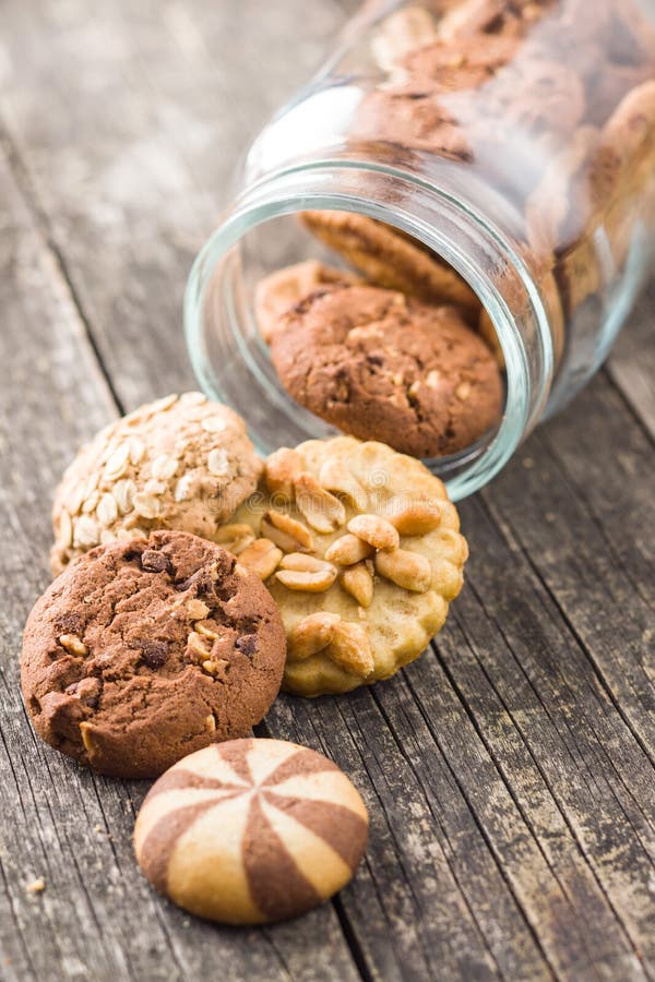 Different Types of Sweet Cookies. Stock Photo - Image of baked, crunchy ...