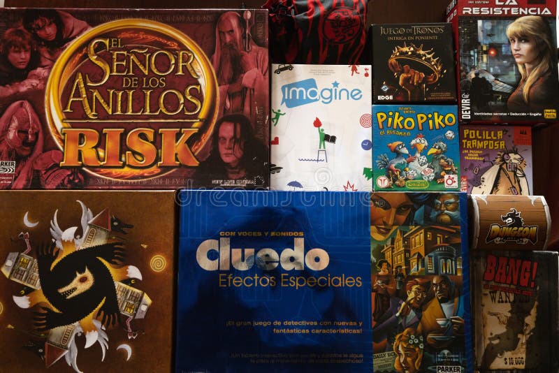 GRANADA, SPAIN - 28 DE MARZO DE 2020: Different Types of Table Games ...