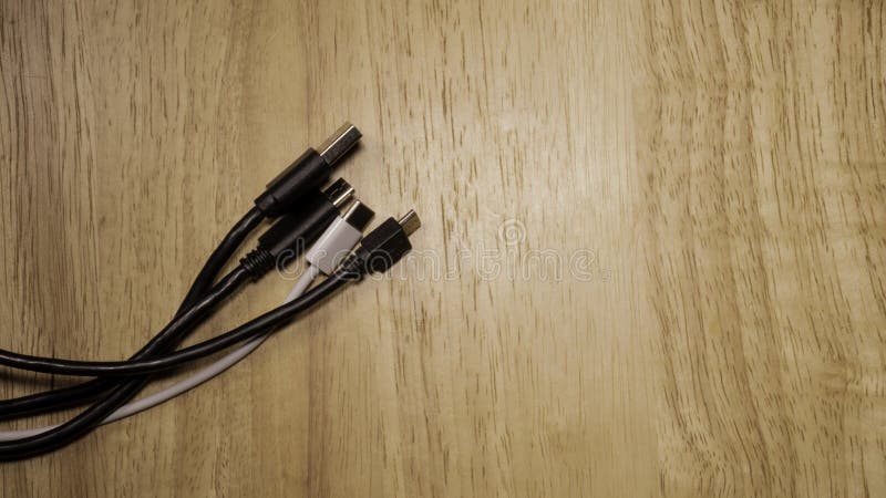 Different Types of Usb Cable that Serve To Charge Devices or To ...