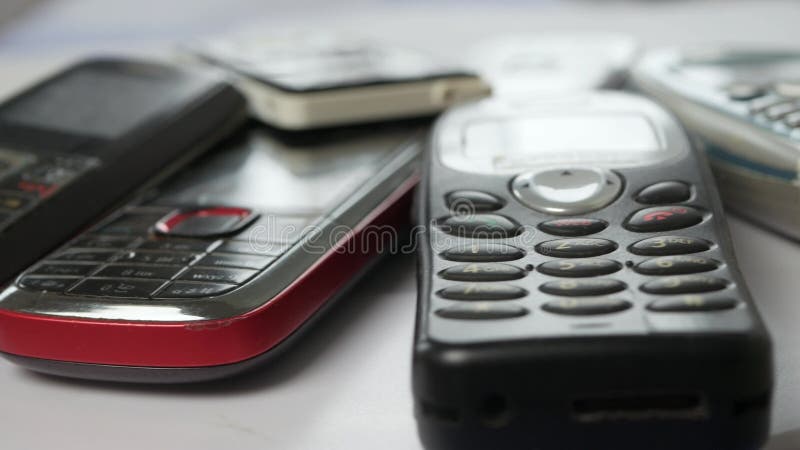Different Types of Used Cell Phones. Old Mobile Phones Can Be a Source ...