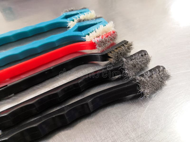 Different Types Used of Surgical Instrument Cleaning Brushes Stock ...