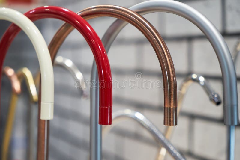 Different Types of Water Faucets Stock Photo - Image of decor ...