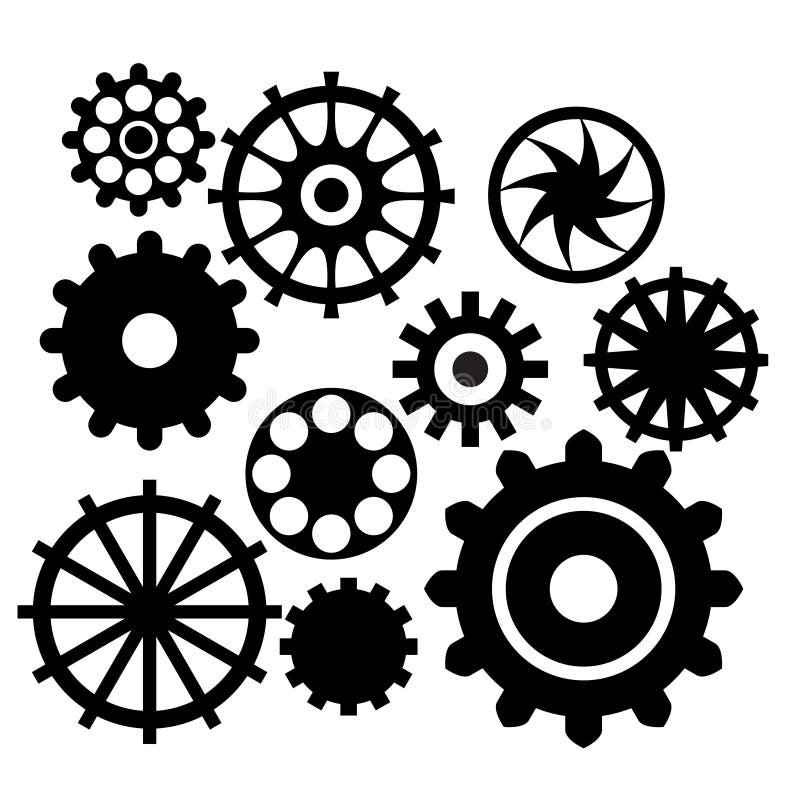 Different types of wheels stock vector. Illustration of development ...