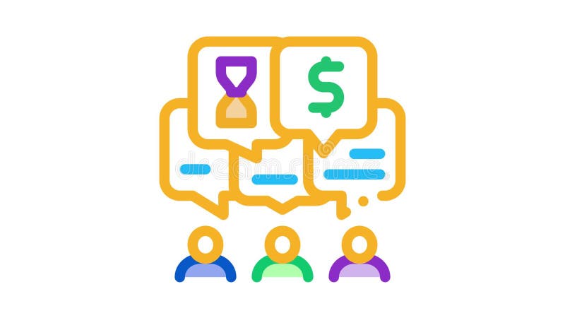 Different Values of People Icon Animation Stock Footage - Video of ...