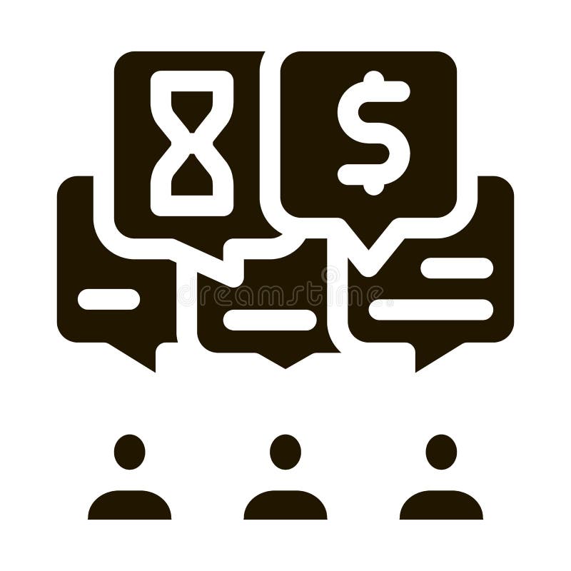 Different Values of People Icon Vector Outline Illustration Stock ...