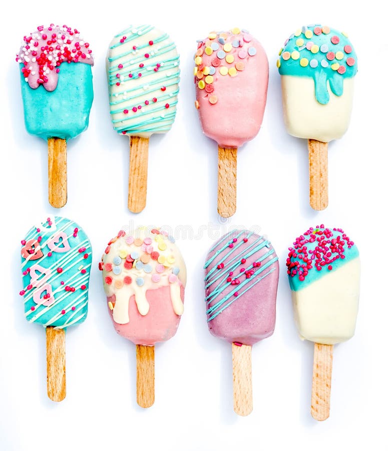 Different Variants of Cake Pops Stock Image - Image of pops, chocolate ...