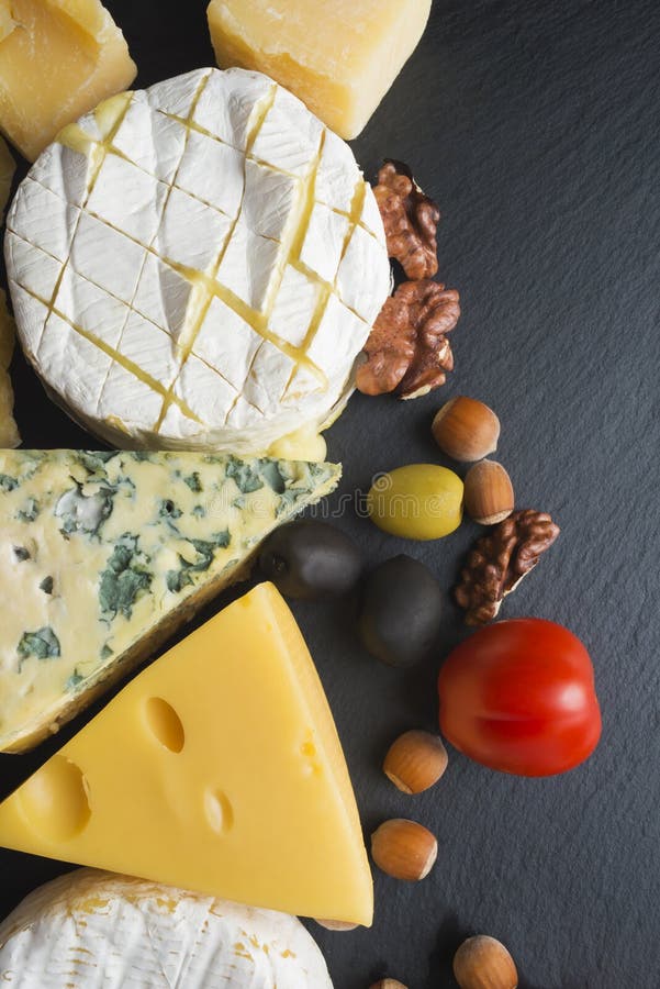 Different Varieties of Cheese. Stock Image - Image of nutritious, cuts ...