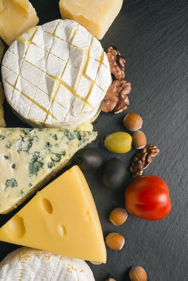Different Varieties of Cheese Stock Image - Image of fresh, creamy ...