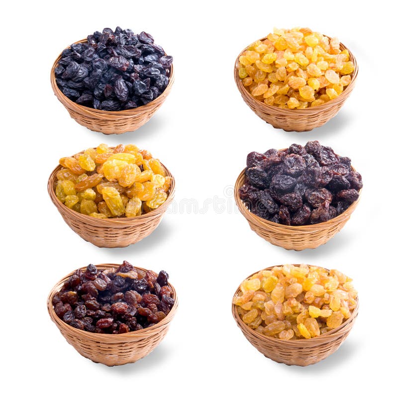 Different Varieties of Raisins Stock Image - Image of raisin, closeup ...