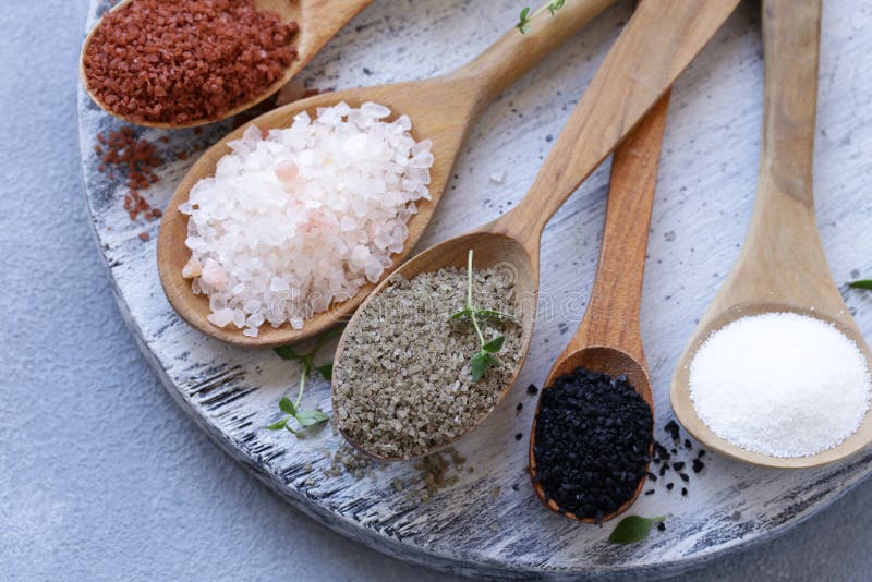 Different Varieties of Salt Stock Photo - Image of view, mineral: 131959880