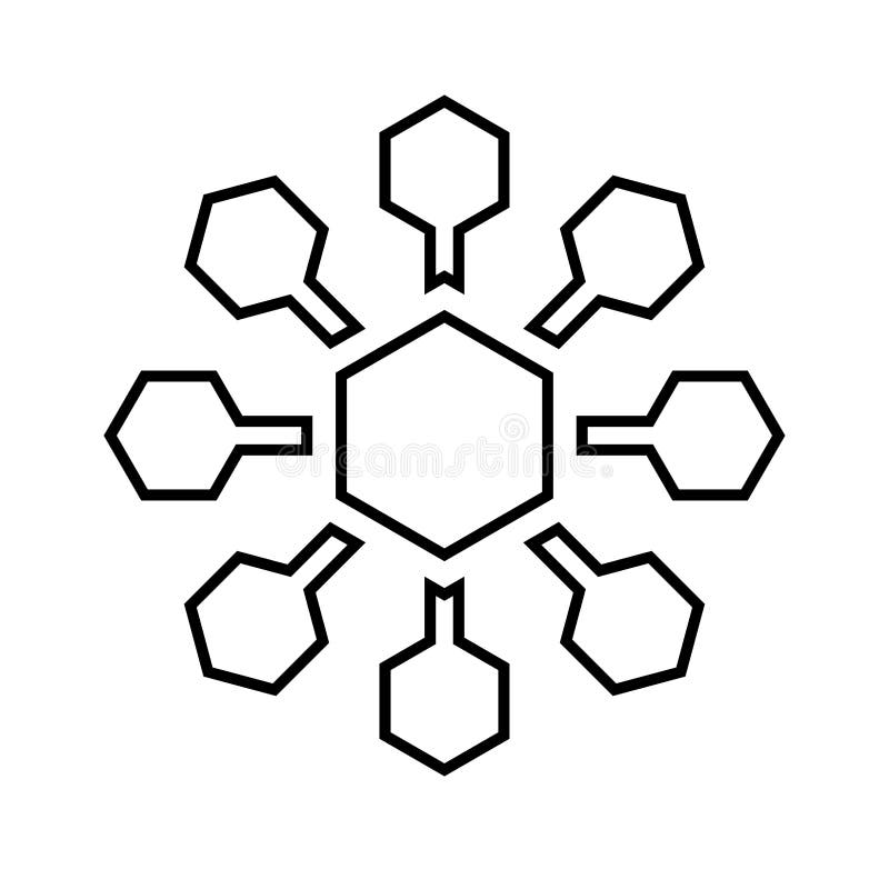 Different, Variety, Big Data Outline Icon. Line Art Vector Stock ...