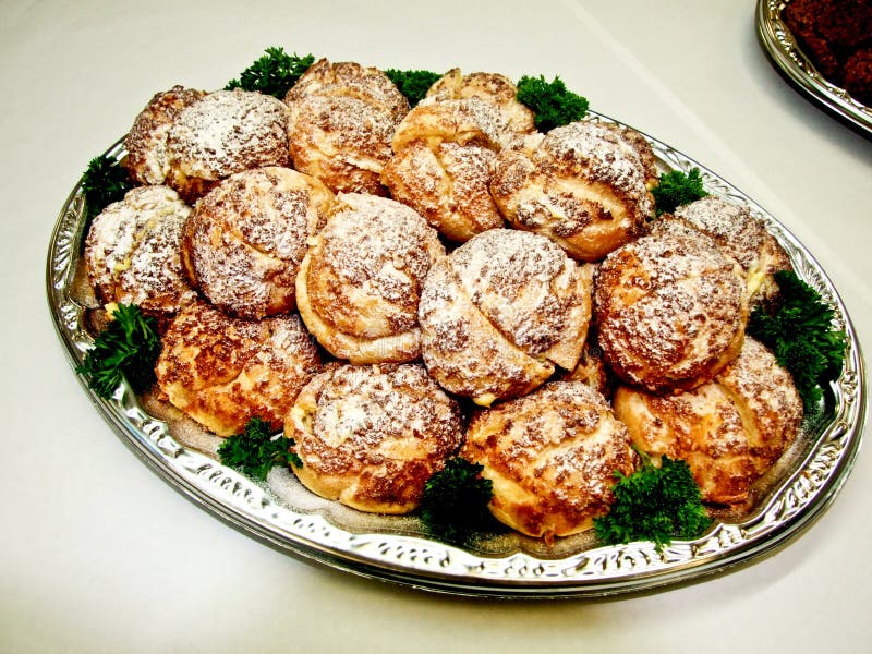 Different Variety of Finger Food, Savories and Sandwiches Stock Photo ...