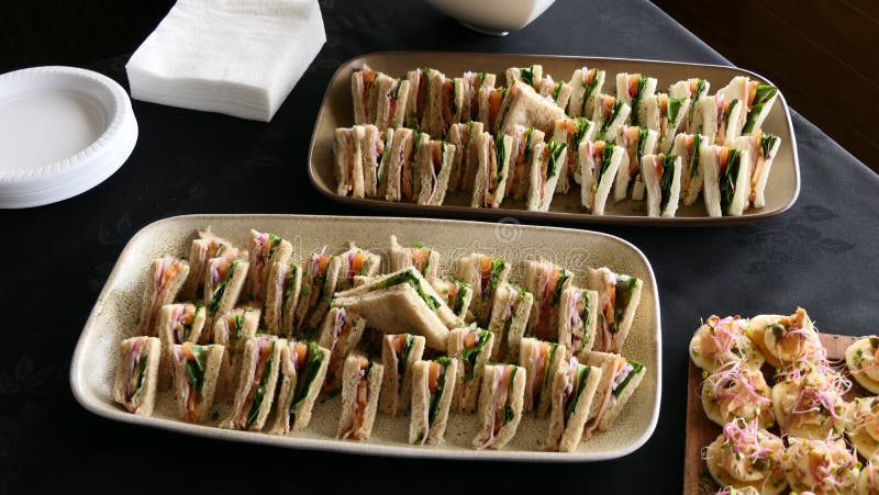 Different Variety of Savories in Serving Plate Stock Photo - Image of ...