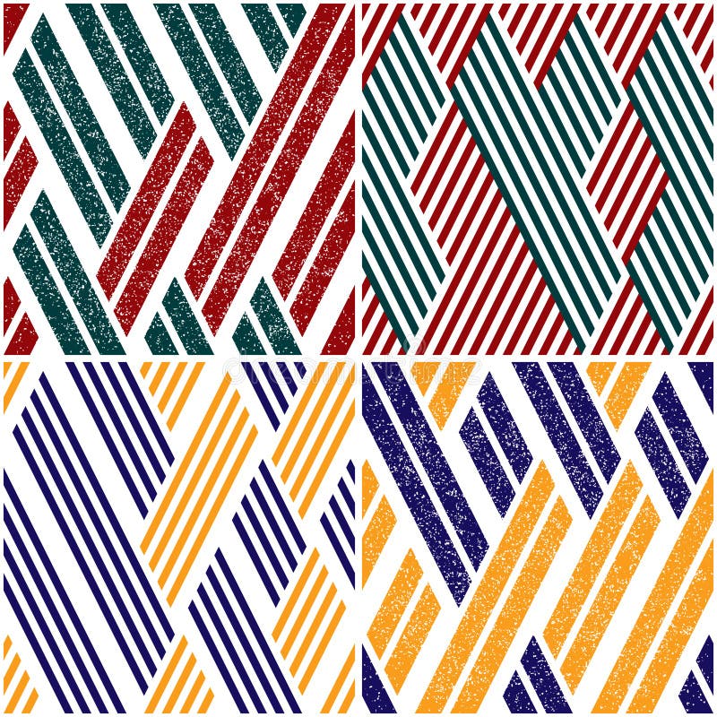 4 Different Vector Patterns in the Same Package_b Stock Vector ...
