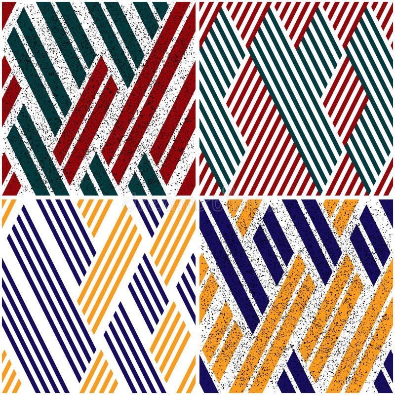 4 Different Vector Patterns in the Same Package_c Stock Vector ...
