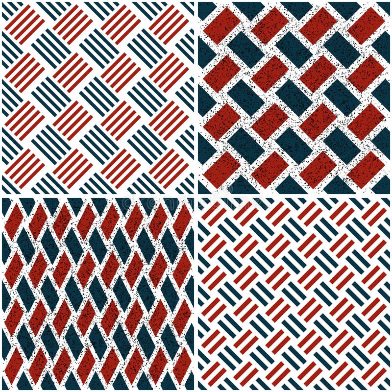 4 Different Vector Patterns in the Same Package_d Stock Vector ...