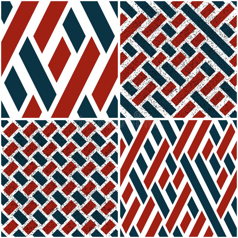 4 Different Vector Patterns in the Same Package_d Stock Vector ...
