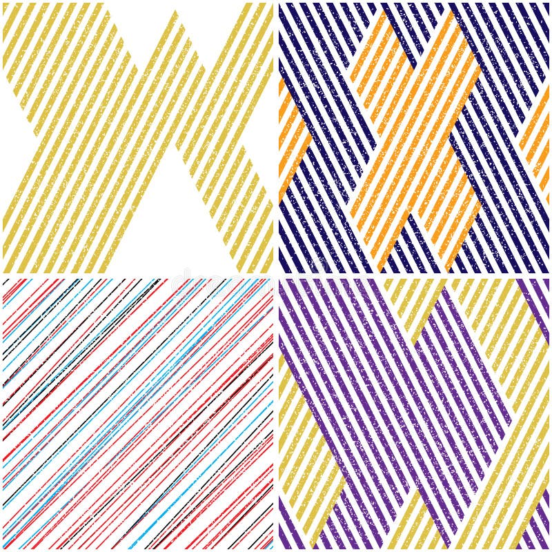 4 Different Vector Patterns in the Same Package_p Stock Vector ...