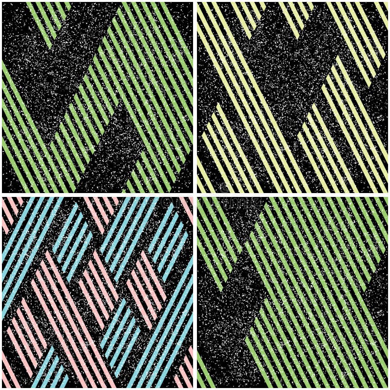 4 Different Vector Patterns in the Same Package_e Stock Vector ...