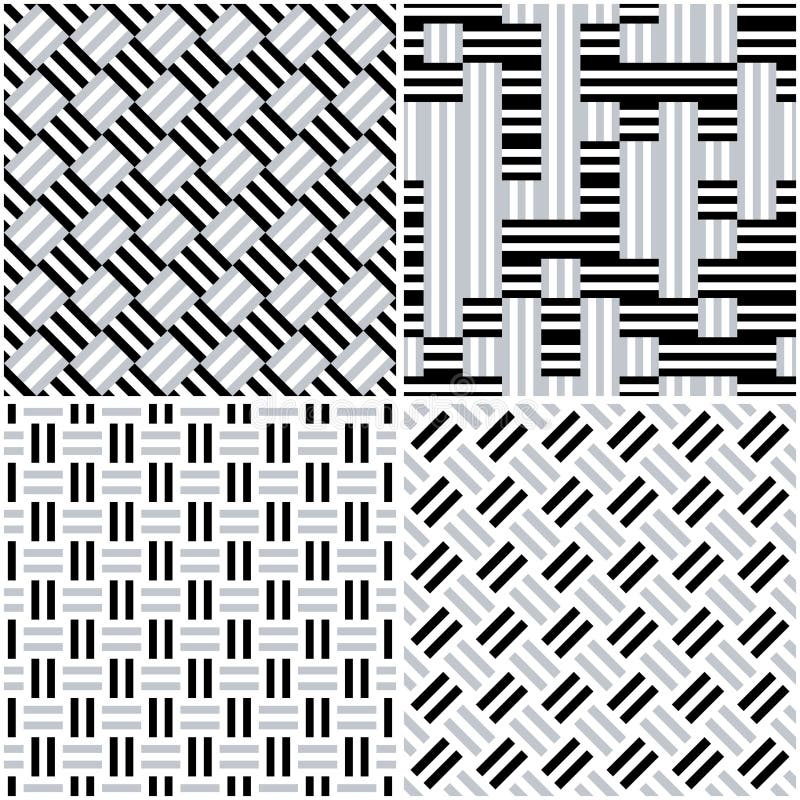 4 Different Vector Patterns in the Same Package_f Stock Vector ...