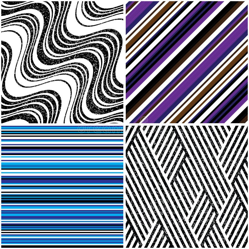 4 Different Vector Patterns in the Same Package_g Stock Vector ...