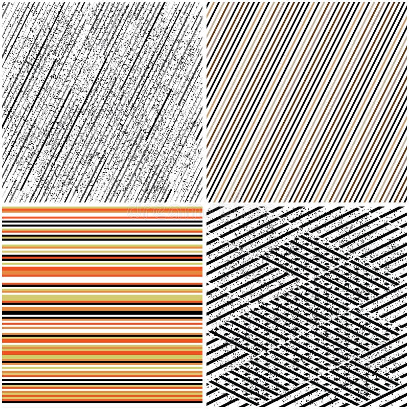 6 Different Vector Patterns in the Same Package_h Stock Vector ...