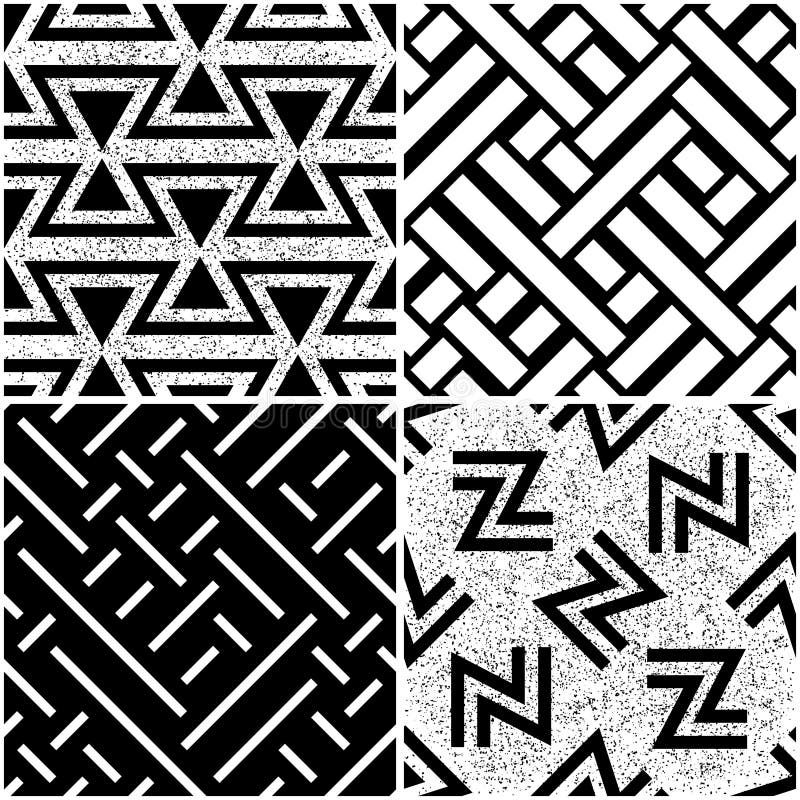4 Different Vector Patterns in the Same Package_h Stock Vector ...
