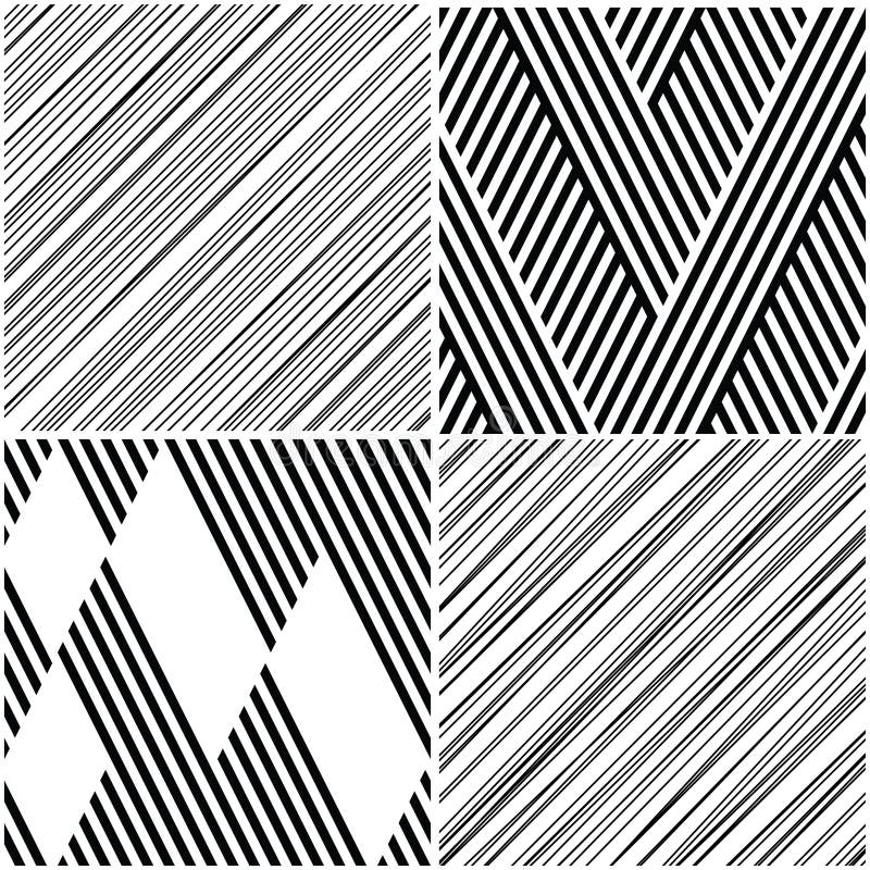 4 Different Vector Patterns in the Same Package_h Stock Vector ...