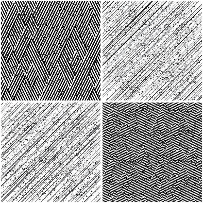 4 Different Vector Patterns in the Same Package_i Stock Illustration ...