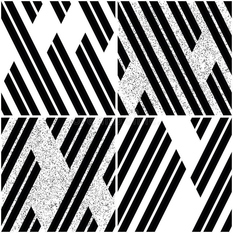 4 Different Vector Patterns in the Same Package_i Stock Vector ...