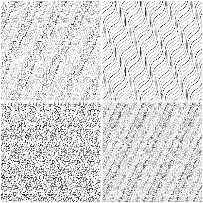 4 Different Vector Patterns in the Same Package_i Stock Vector ...